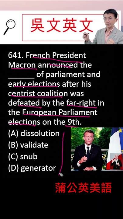 🍀641法國極右翼大勝 馬克宏即將far Right Victory Macron Dissolves Parliament