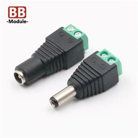 5 5 X 2 1mm Dc Power Male Female Plug Jack Connector Adapter For 3528