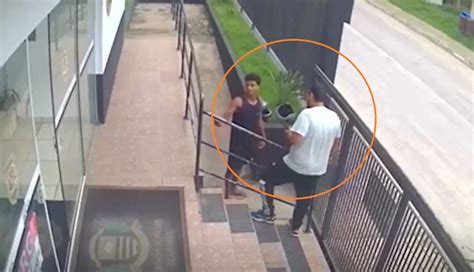 Jovem Agride Policial Civil Com Socos Em Frente A Delegacia