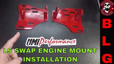 Umi Ls Swap Engine Mounts Install For 82 92 3rd Gen Camaro Firebird