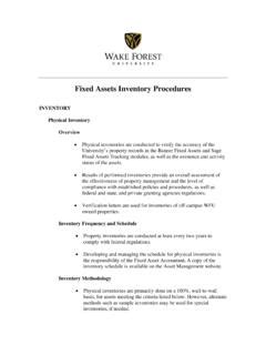 Fixed Assets Inventory Procedures Fixed Assets Inventory Procedures Pdf PDF PRO