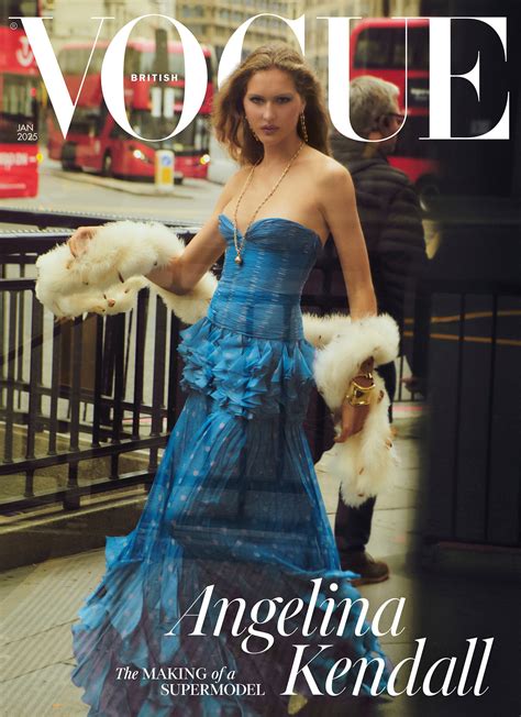 Angelina Kendall Covers British Vogue January 2025 By Mikael Jansson