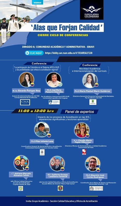 Cierre Del Primer Ciclo De Conferencias “alas Que Forjan Calidad