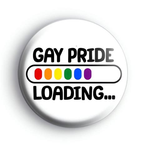 Gay Pride Loading Badge Kool Badges