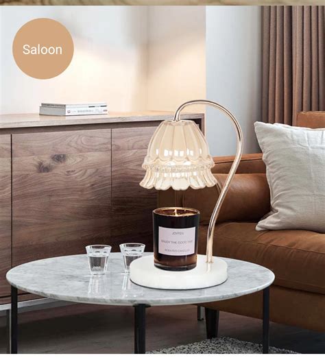 Luxury Electric Wax Candle Melt Warmer Light Candle Lamp Lantern For