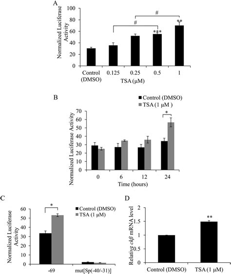 Effect Of Tsa On The Activities Of Wild Type And Sp 40 31 Mutated Download Scientific
