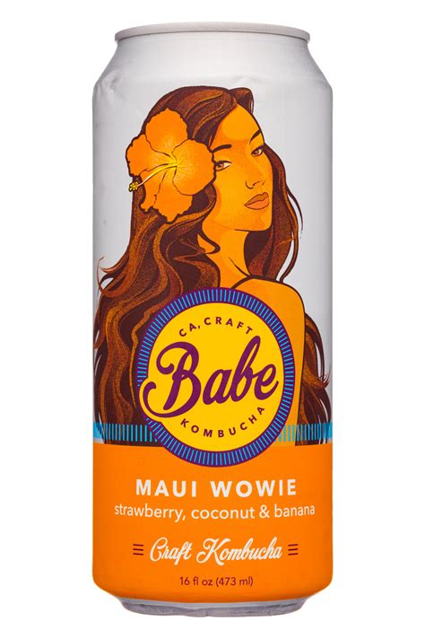 Maui Wowie Strawberry Coconut And Banana Babe Kombucha