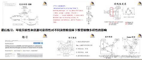r语言结构方程模型（sem）在生态学领域中的应用 生物学中用r做sem数据分析方法 csdn博客