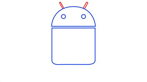 How To Draw Android Step By Step Easy Phase