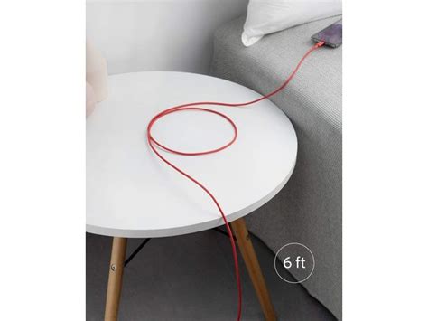 Anker New Nylon USB C To USB C Cable 2 Pack Red 6ft StackSocial