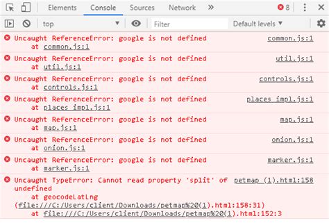 Javascript Why Is My Map Not Displaying The Place Name In The Map