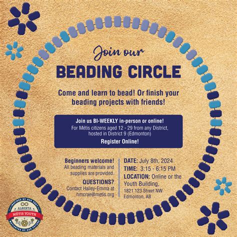 Beading Circle Métis Nation Of Alberta