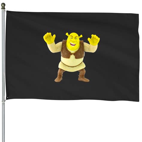 Sexy Shrek Shrek Meme Face Shrek Wazowski House Flags Sold By