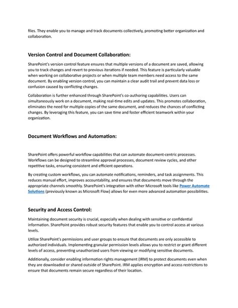 Sharepoint As A Document Management System Tips And Trick Pdf