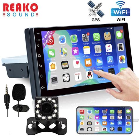 Buy REAKOSOUND Din Andriod Car Multimedia Player GPS Navigation Bluetooth Car Audio