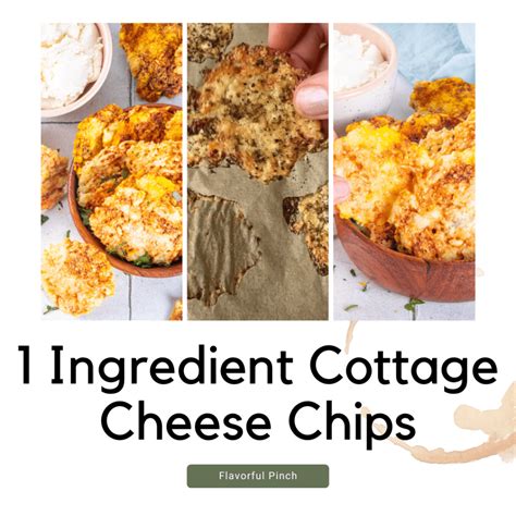 1 Ingredient Cottage Cheese Chips