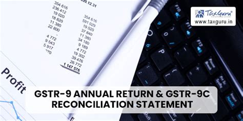 GSTR 9 Annual Return GSTR 9C Reconciliation Statement For FY 2022 23