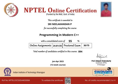 sri neelakandan on linkedin nptelcertification lifelonglearning