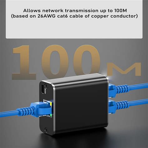 Gigabit Ethernet Splitter 1 In 2 Out Bolaazul 1000mbps 1x2 Splitter
