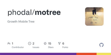 Github Phodal Motree Growth Mobile Tree