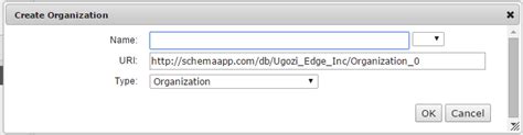 What Should I Put In The Uri Field When I Create A New Entry In Schema