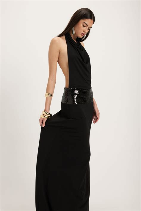 Adele Gown Black Ance Gria