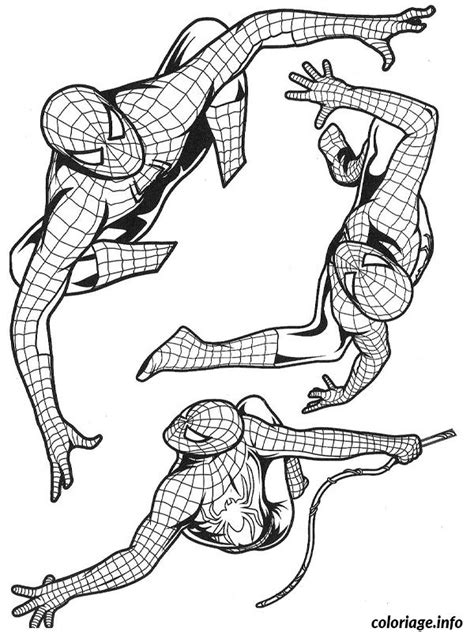 Coloriage Spiderman 37 Dessin Spider man à imprimer