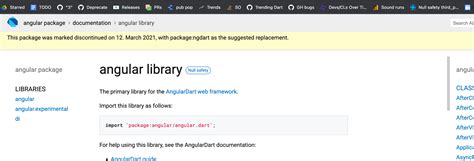 Add Banner On Discontinued Packages On Dartdoc Pages Issue 6086