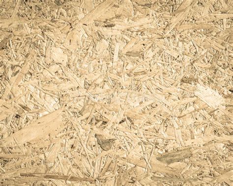 Particle Pressed Wood Panel Osb Oriented Strand Board Texture Background N Light Brown Beige