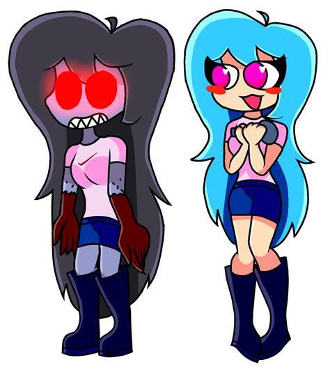 Fnf Sky But Shes Tall And In My Style By Solarpyt On Deviantart