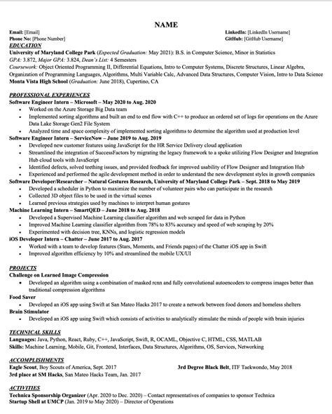 resumes that made it into faang there are plenty of blogs available… by anjali viramgama