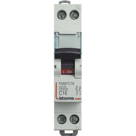 INTERRUTTORE MAGNETOTERMICO 1P N CURVA C 4 5 KA 10A ELETTRICITÀ