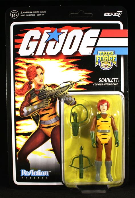 She S Fantastic Super7 ReAction TIGER FORCE SCARLETT