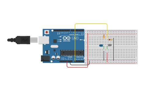Circuit Design Cny70 Tinkercad