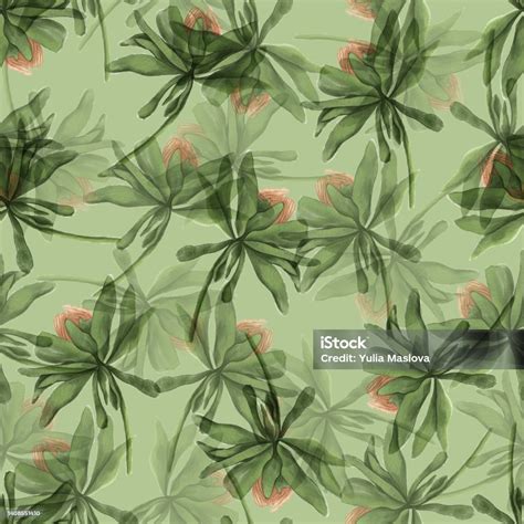 애스터 꽃 빈티지 이음새가 없는 패턴으로 수채화 스타일 파스텔 색상 0명에 대한 스톡 벡터 아트 및 기타 이미지 0명 갈색