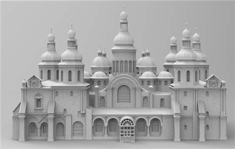 성 소피아 대성당 3d 모델 30 Stl Free3d