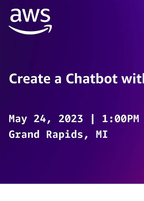Matt T On Linkedin Immersion Day Create Your First Chatbot Aws