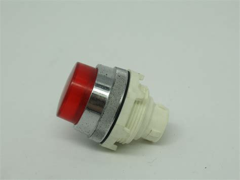 Baco C20sa10 Push Button Lens Red Ribbed Used Industrial Automation