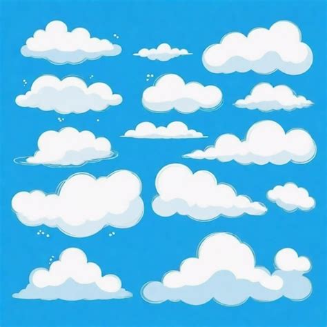 A Collection Of Clouds With The Words Quot The Word Quot On Them