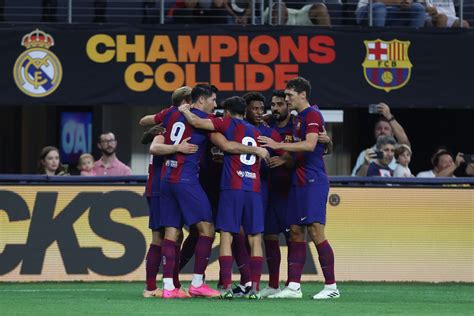 نتيجة مباراة ريال مدريد وبرشلونة الودية البلوجرنا يفوز بثلاثية