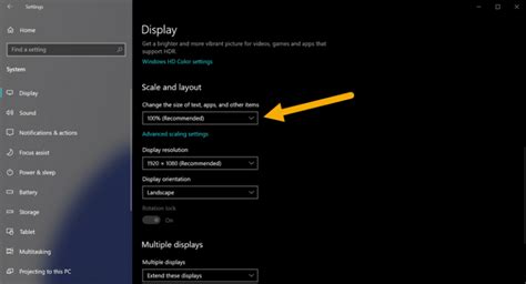 how to set individual dpi scaling in multi monitor setup