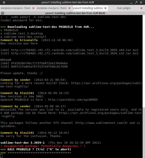 Install Sublime Text 3 Build 3059 In Manjaroarch Linux Unixmen