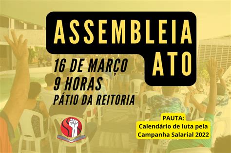 Campanha Salarial 2022 Assembleia Ato Desta Quarta Feira Será