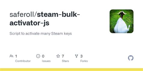 github saferoll steam bulk activator js script to activate many