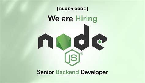 Adrian Caleap On Linkedin Hiring Nodejs Backend Bluecode