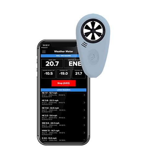 Wind Meters Weatherflow Wireless Bluetooth Wind Meter Weatherflow Bluetooth Wind Meter