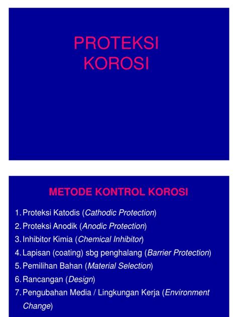 Proteksi Korosi Pdf