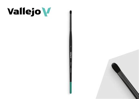 Vallejo Shader Filbert Shader Flat Synthetic Brush No 2 Everything