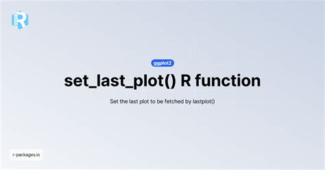 Setlastplot R Function From Ggplot2 R Packages
