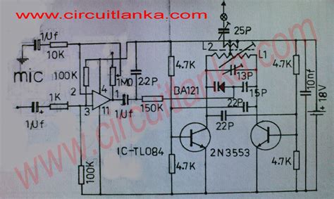 Circuits Lanka N Using Hight Power Full Km Fm Transmitter Circuit